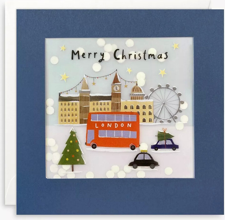 James Ellis Stevens London Christmas Paper Shakie Card - ShopStyle