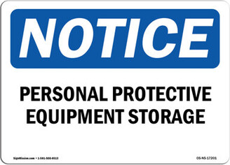 SignMission Personal Protective Equipment Storage Sign - ShopStyle Home ...