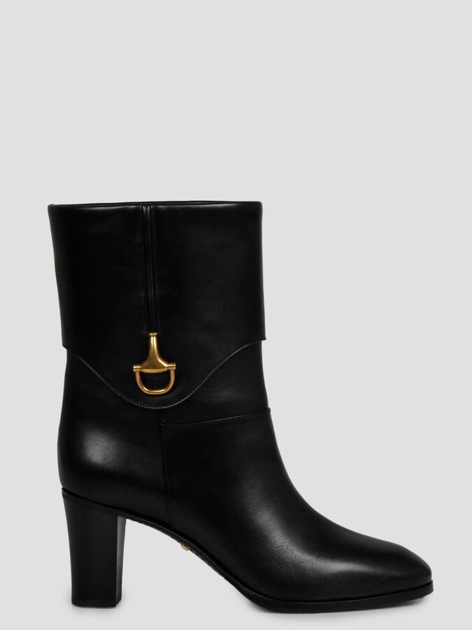 Gucci Half Horsebit Boot - ShopStyle
