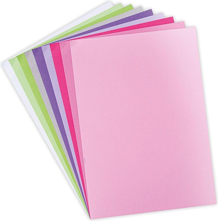 SIZZIX Surfacez Cardstock Sheets A4 60PK (10 Mystical Colours) - ShopStyle
