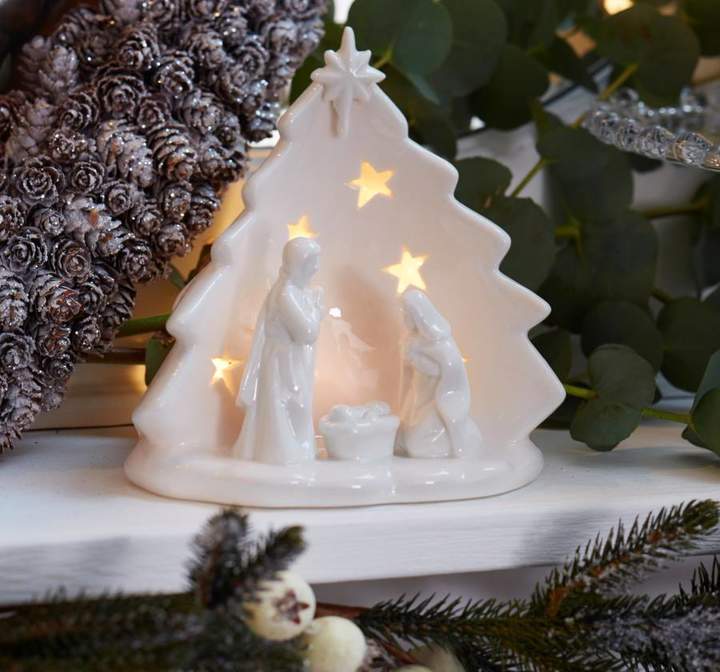 The Christmas Home Nativity Scene Tea Light Holder - ShopStyle