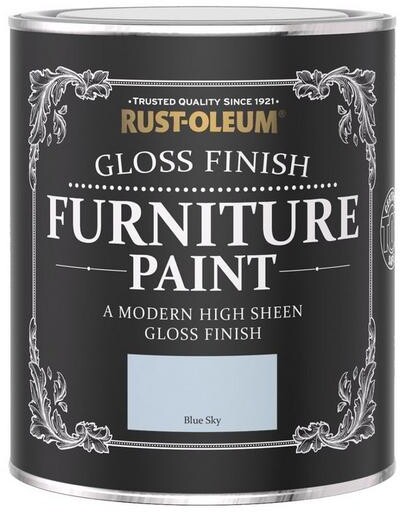 Rust-Oleum Gloss Furniture Paint Blue Sky 750ml - ShopStyle Artwork
