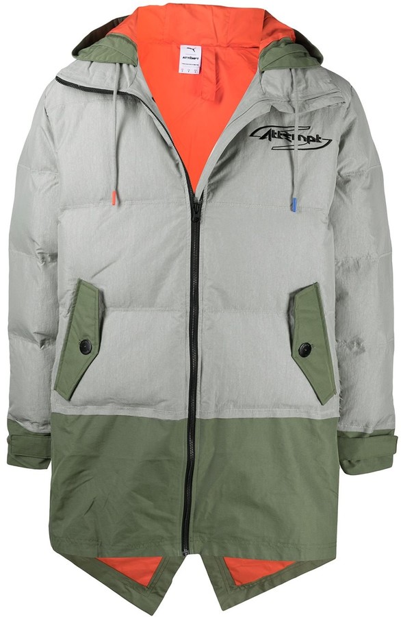 Puma x Attempt padded coat - ShopStyle
