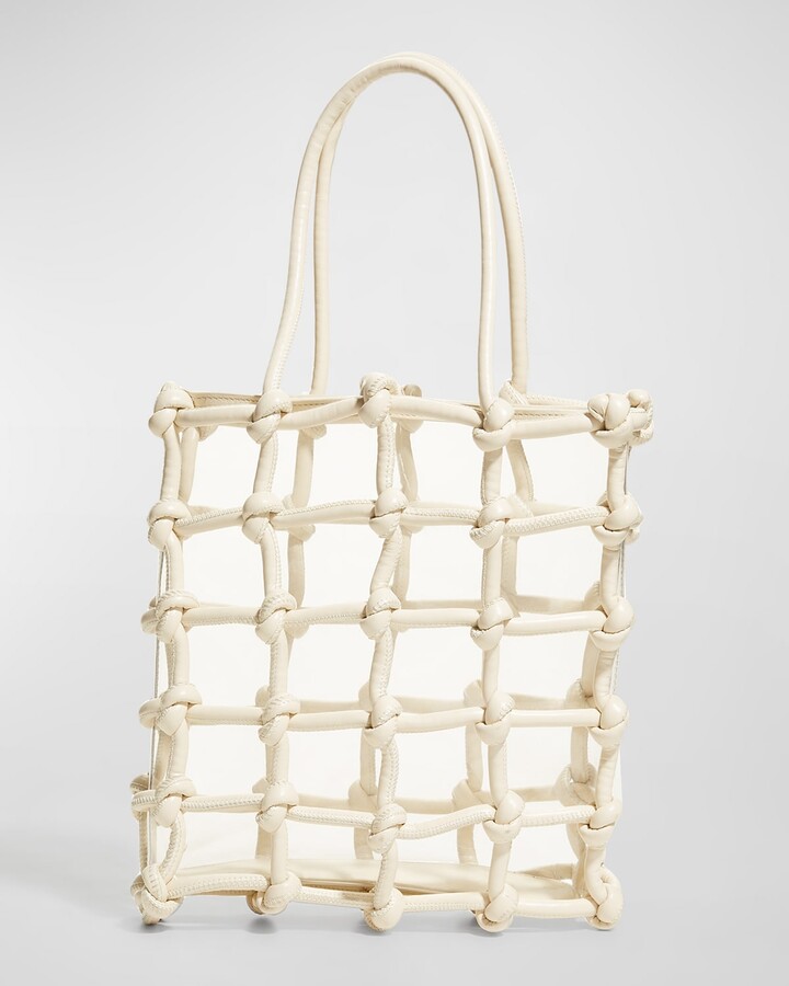 Cult Gaia Enzo North-South Knot Caged Tote Bag - ShopStyle