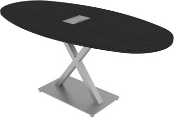 Skutchi Designs, Inc. 5 Ft Small Boat Oval Shaped Conference Table with ...
