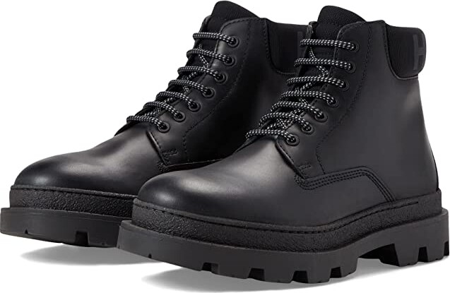 HUGO BOSS Graham Leather Chunky Lace Boot - ShopStyle