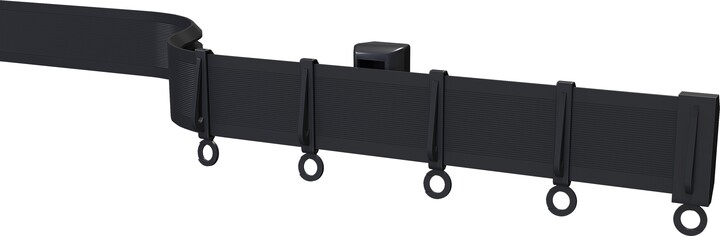 Dunelm PVC Bendable Curtain Track Matt Black - ShopStyle Decor