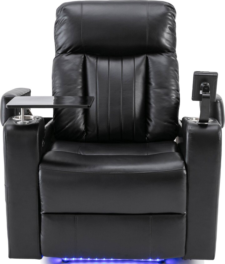 GREATPLANINC Power Motion Recliner w/ USB Charging Port & Hidden Arm ...