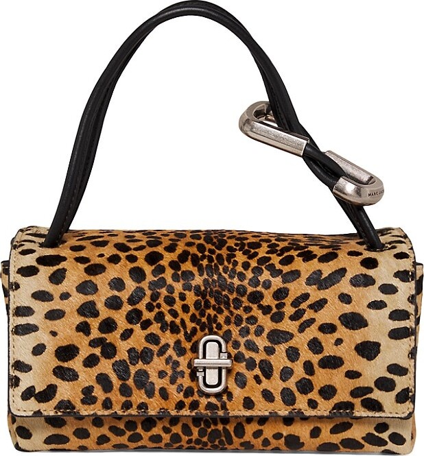 Marc Jacobs Women's Mini Dual Cheetah-Print Top Handle Bag - Black ...
