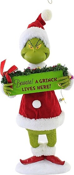 Possible Dreams Beware! - One Figurine 14 Inches - Dr. Seuss Grinch ...