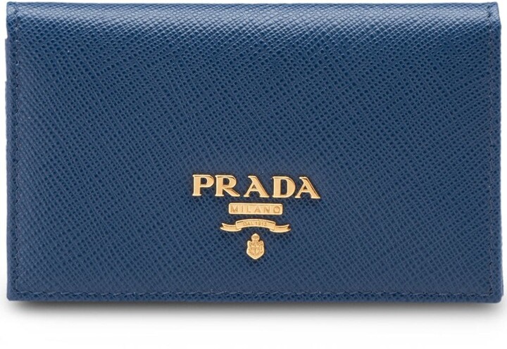 Prada Logo Cardholder Wallet - ShopStyle