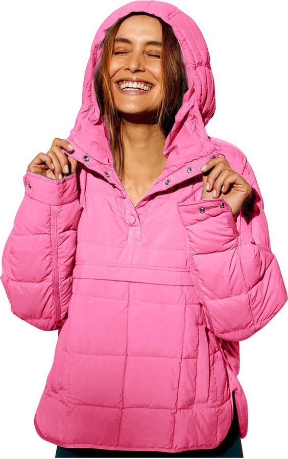Daikascbny Ladies Winter Parka Quilted Warmer Winter Parka Jackets ...