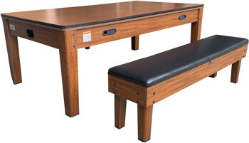 RACK Pool Tables Rack Luxor 7.5-foot 4-in-1 Multi-game Swivel Billiard ...