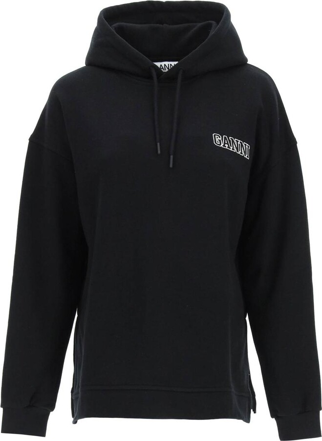 Ganni isoli software oversized hoodie - ShopStyle