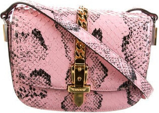 Gucci Python Sylvie 1969 Mini Shoulder Bag - ShopStyle