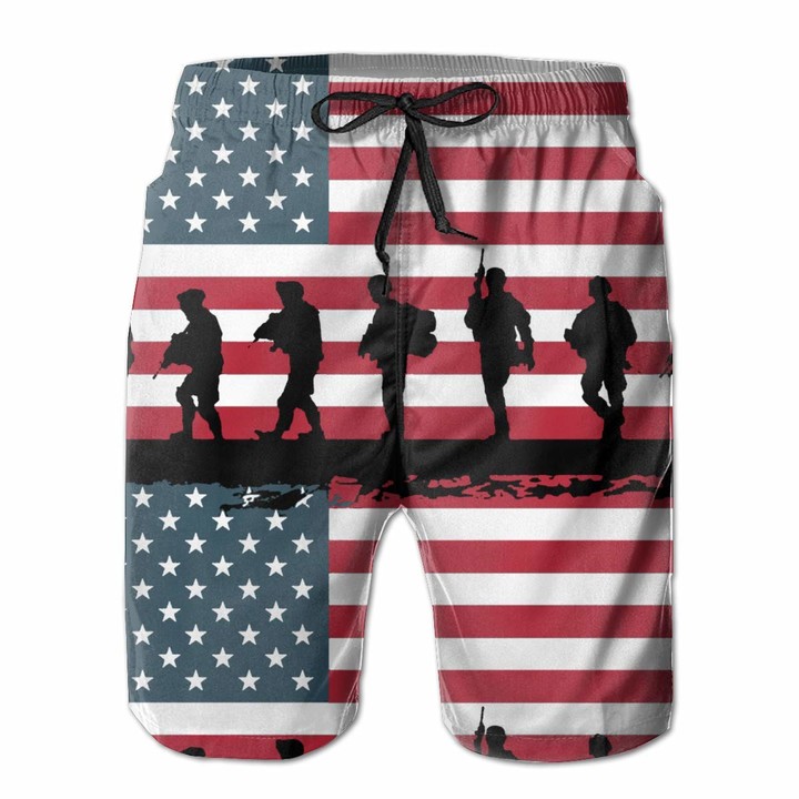 Sunny R Us Army Navy Seal American Flag 3D Print Mens Drawstring ...