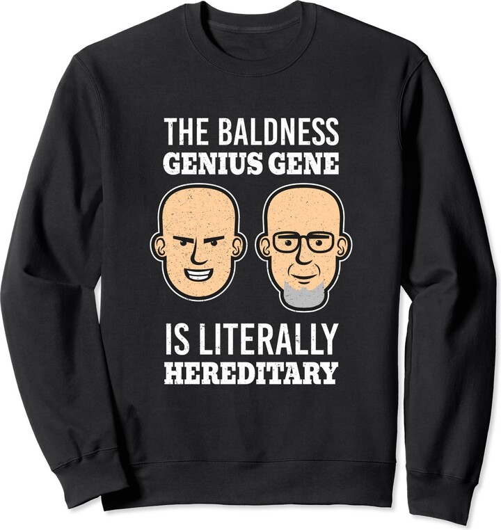 The Baldness Genius Gene Is Literally Hereditary Bald Cut Smart Genius ...