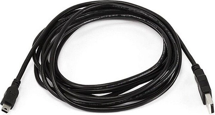 Monoprice USB/Lightning Cable - 10 Feet - Black | USB-A to Mini-B, 5 ...
