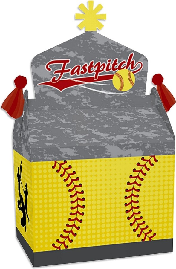 Big Dot of Happiness Grand Slam - Fastpitch Softball - Treat Box Party ...
