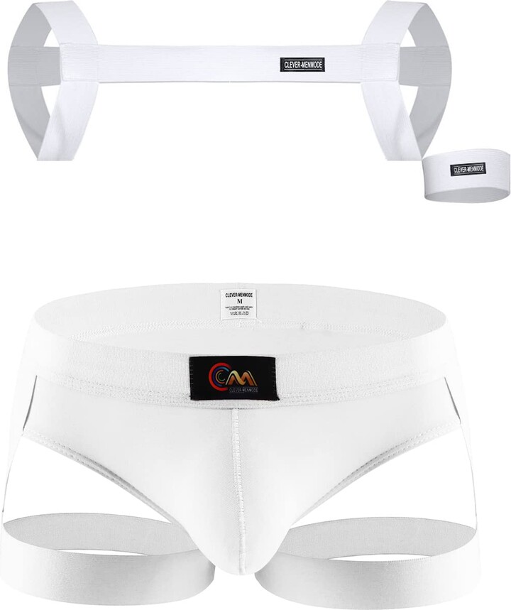 KAFANYA Sexy Mens Underwear Straps Bondage Costume Thongs Harness Set ...