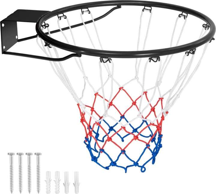 Sugift 15 Inch Basketball Rim Goal Replacement with All Weather Net and ...