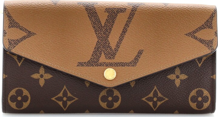 Louis Vuitton Sarah Wallet NM Reverse Monogram Giant and Monogram ...