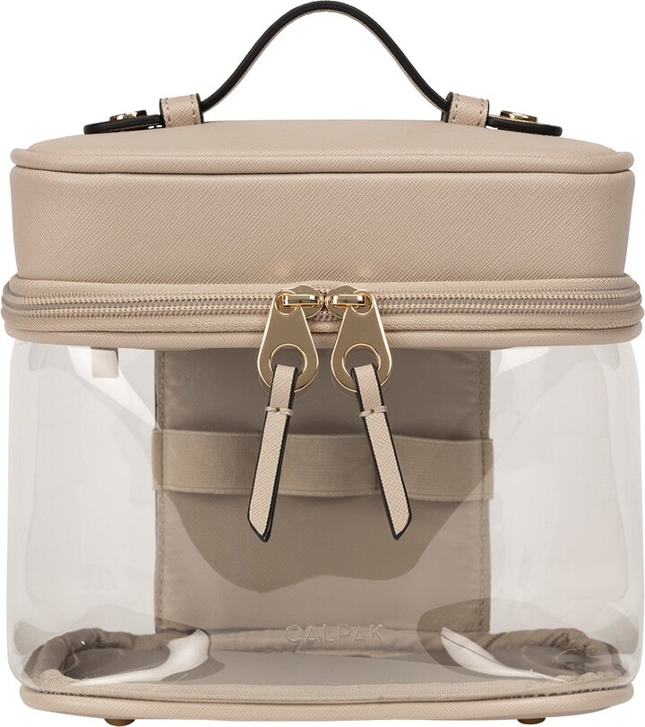 Container Store CALPAK Train Case Stone - ShopStyle Makeup & Travel Bags