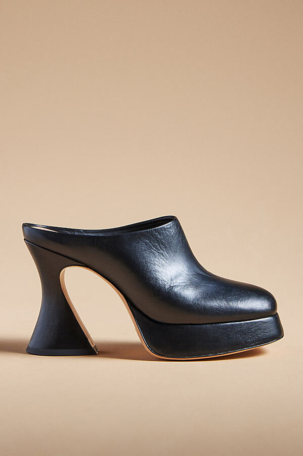 Vicenza Fluted Clog Heels - ShopStyle