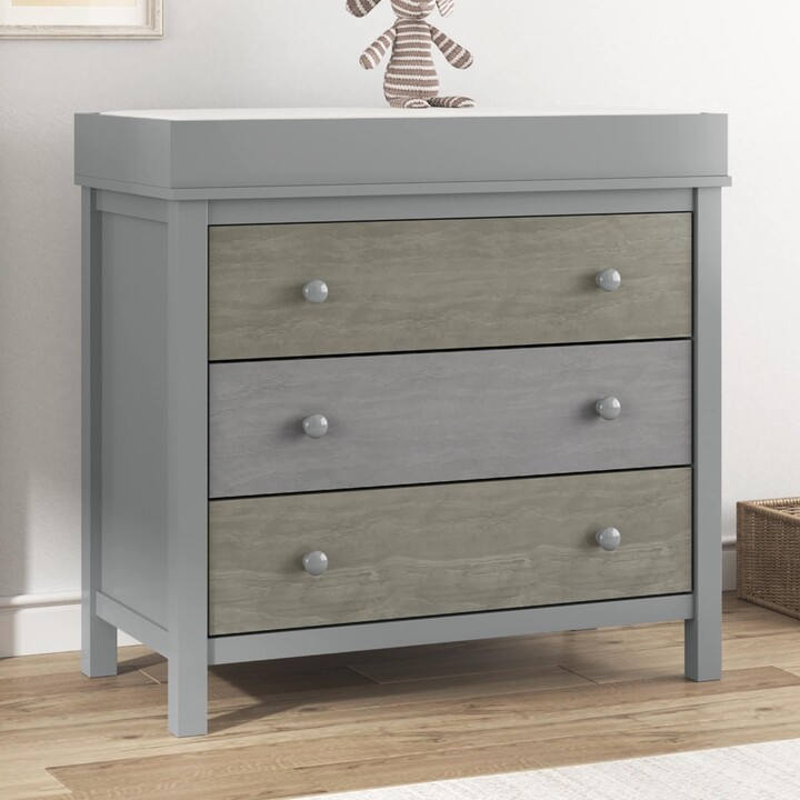 IGEMAN 3-Drawer Changer Dresser with Removable Changing Tray - ShopStyle