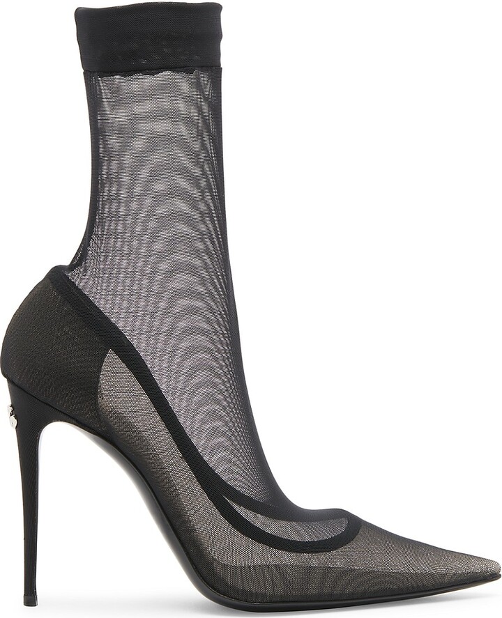 Dolce & Gabbana Sheer Sock Pumps - ShopStyle