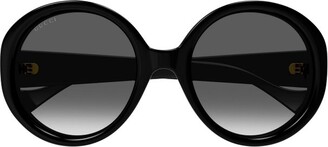 Gucci Zebra-print cat-eye sunglasses - ShopStyle