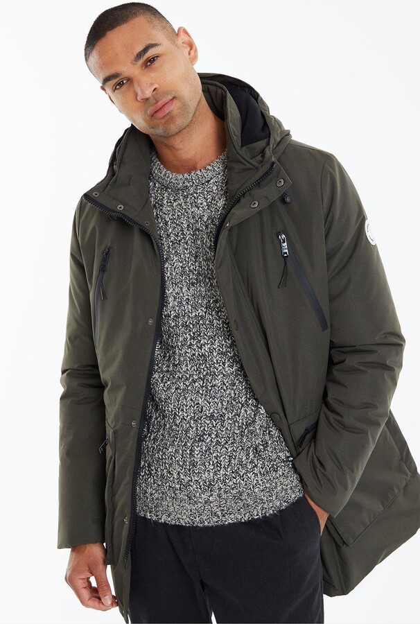 Threadbare 'Tavern' Utility Hooded Jacket - Green - ShopStyle