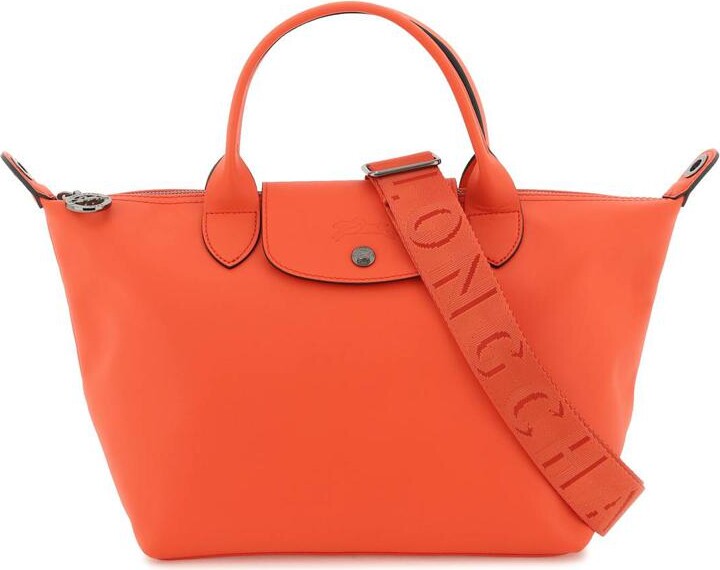 Longchamp le pliage cuir small handbag - ShopStyle Tote Bags