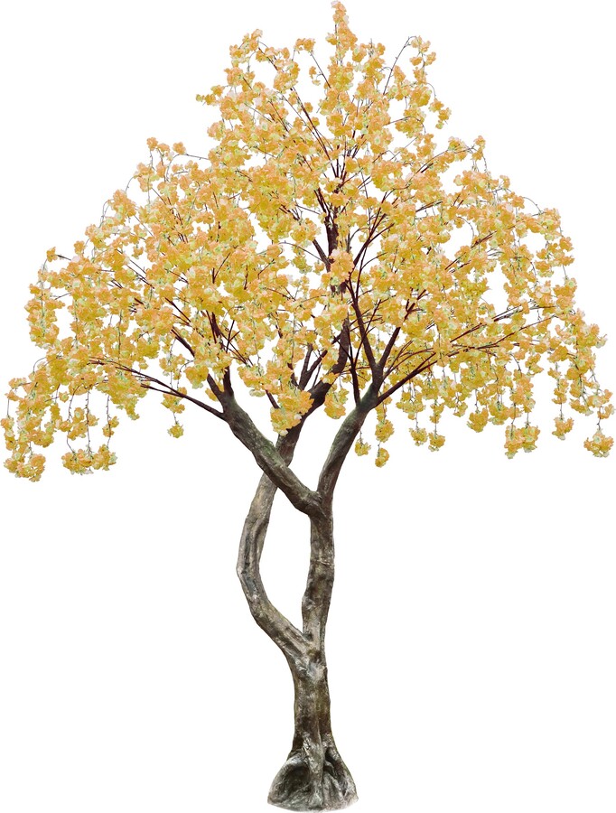 Dunelm 3m Peach Blossom Tree Yellow/Brown - ShopStyle Decor