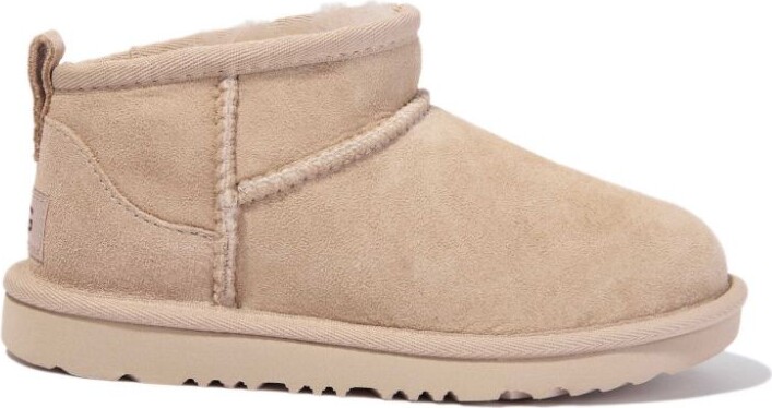 Ugg Kids Classic Ultra Mini suede boots - ShopStyle Girls' Shoes