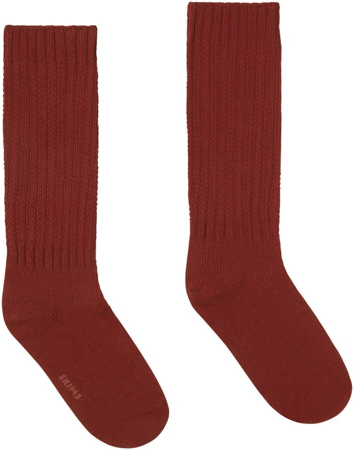SOCK BAR Slouch Sock | Sangria - ShopStyle
