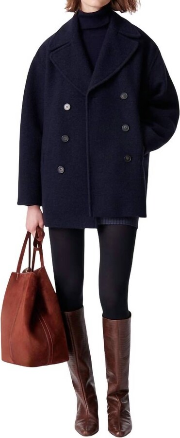 Vanessa Bruno Berlin Jacket In Navy Blue - ShopStyle