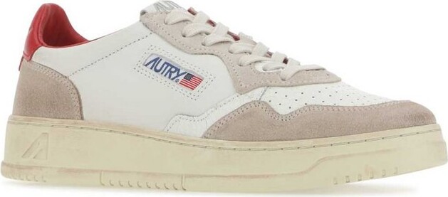 AUTRY Logo Patch Low-Top Sneakers - ShopStyle