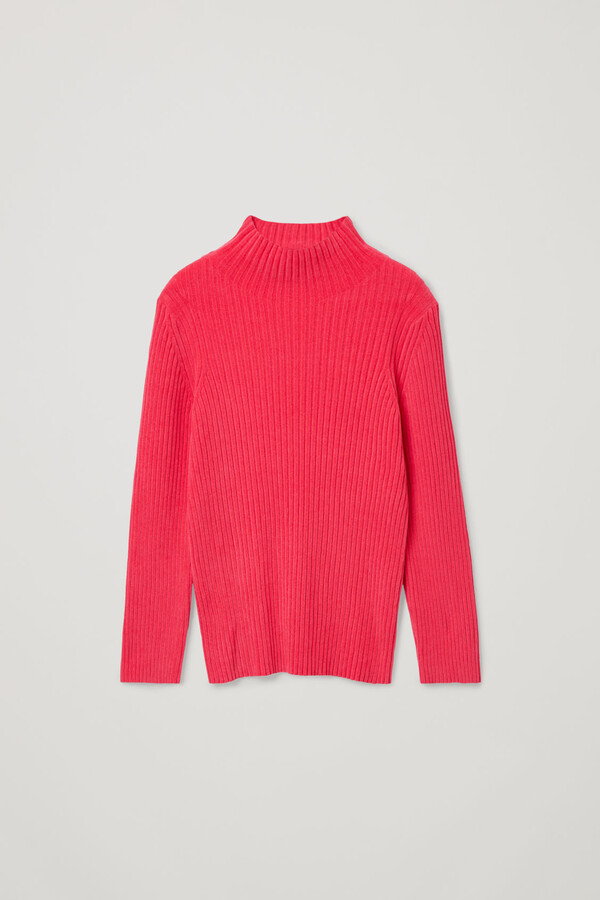 Cos Organic Cotton Ribbed Chenille Sweater - ShopStyle