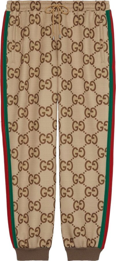 Gucci GG Supreme track pants - ShopStyle Joggers & Sweatpants