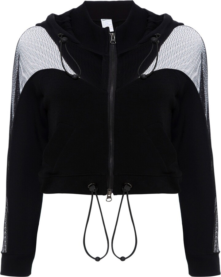 Balletto Athleisure Couture - Boucle Mesh Screen Jacket Black Nero ...