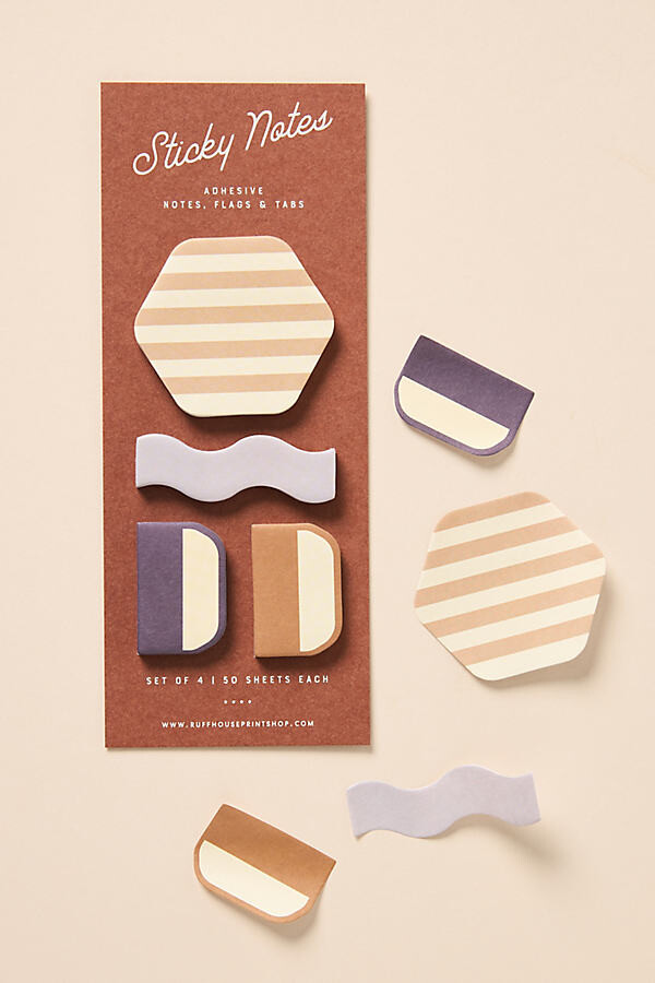 Ruff House Print Shop Ruff House Sticky Notes, Set of 4 - ShopStyle