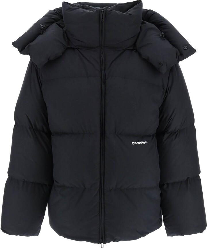 Off-White Bounce Oversized Down Jacket - ShopStyle Outerwear