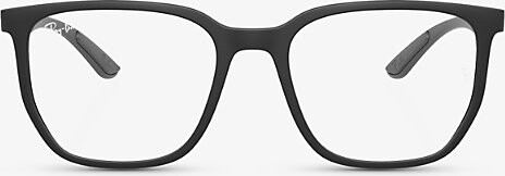 Ray-Ban Womens Black Rx7235 Square-frame Injected Optical Glasses ...