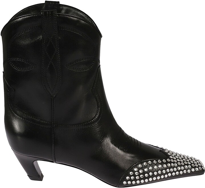 KHAITE Crystal-embellished Boots - ShopStyle