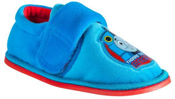 Thomas and Friends Boys' Blue Thomas Slippers - Size 8. - ShopStyle