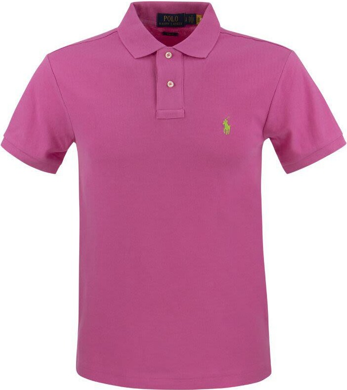 Polo Ralph Lauren Slim-Fit Pique Polo Shirt - ShopStyle