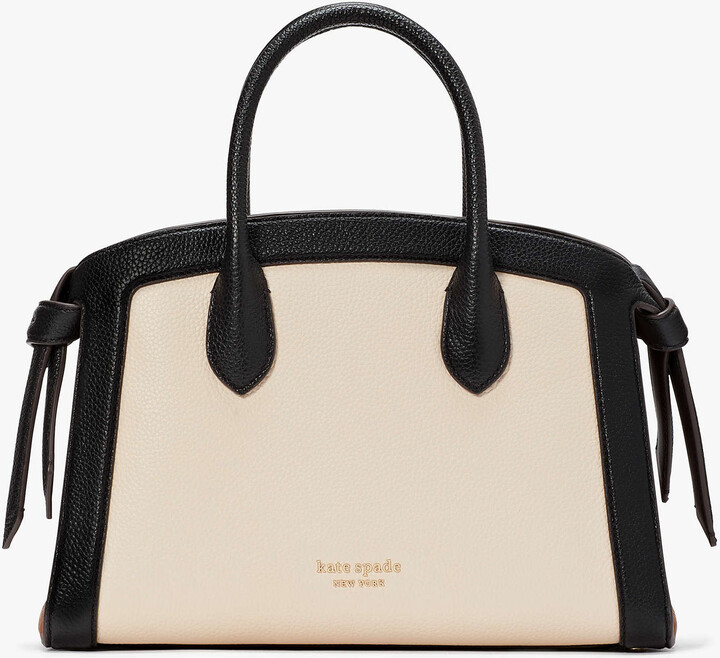 Kate Spade Knott Colorblocked Medium Zip-Top Satchel - ShopStyle