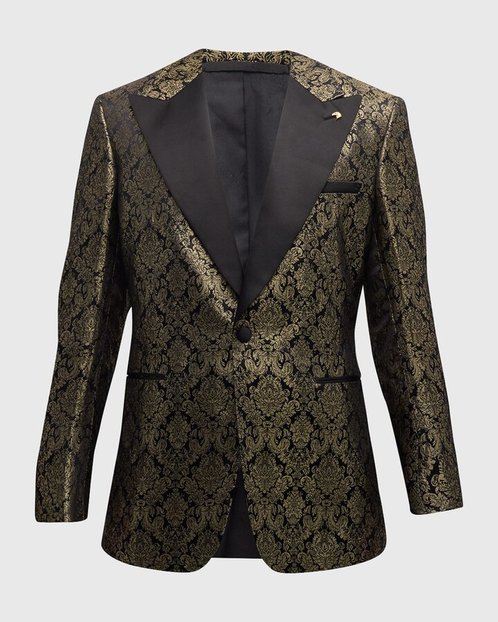 Stefano Ricci Men's Damask Peak-Lapel Dinner Jacket - ShopStyle Sport ...