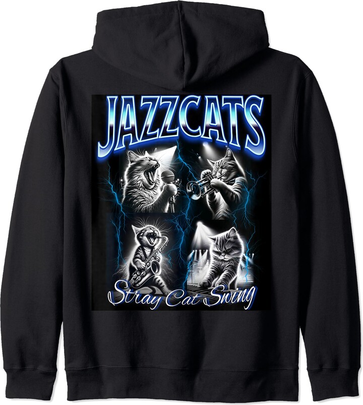 Kitty Cat Bootleg Jazz Rock Band Concert Tees Merch Meme 80s 90s ...